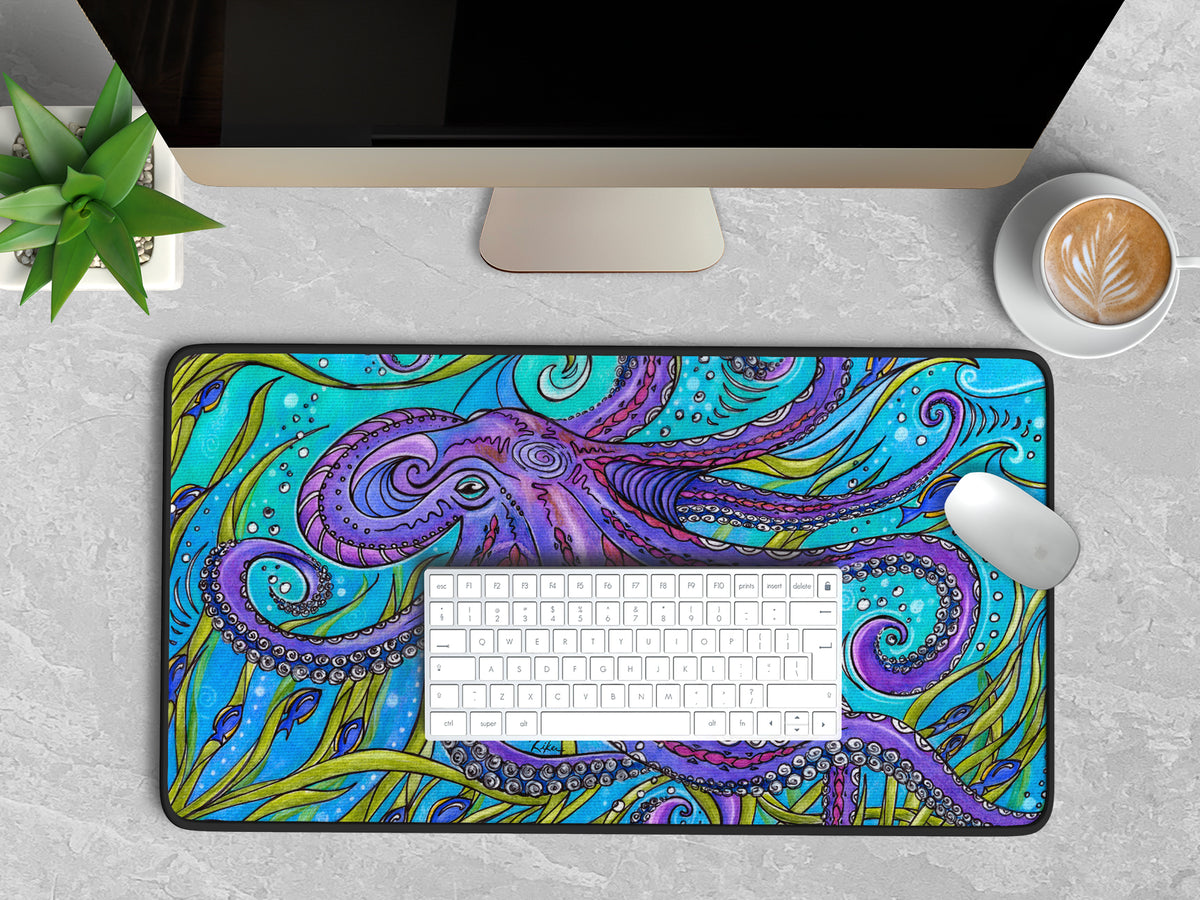 Octopus Desk Mat – Stephanie Kiker Designs