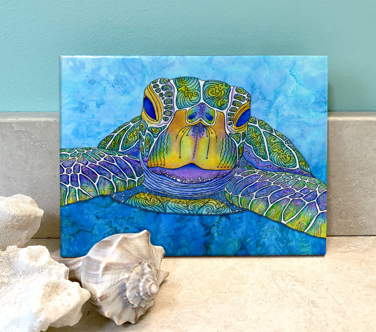 2 Sandpipers Ceramic Tile Wall Art and Backsplash Tiles by Outer Banks ...