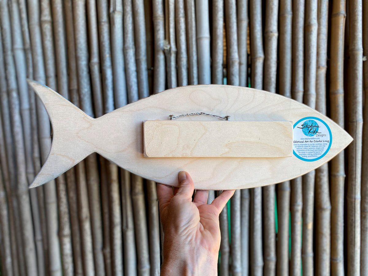 Trigger Fish Wood Wall Art – Stephanie Kiker Designs