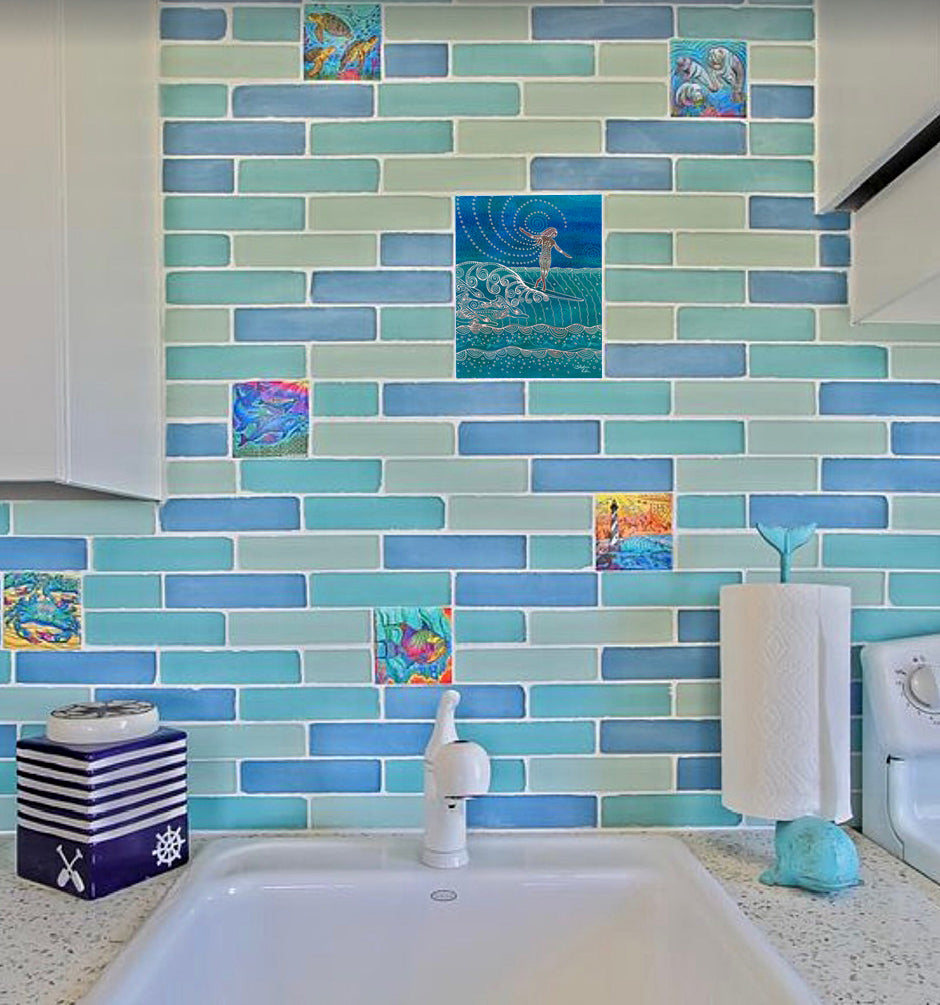 Lady Slider Ceramic Tile – Stephanie Kiker Designs