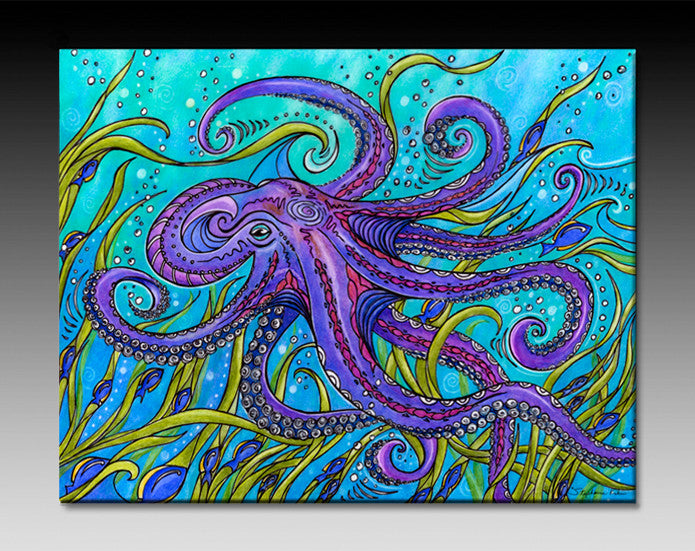 Octopus Ceramic Tile Wall Art and Backsplash Tiles by Outer Banks NC ...