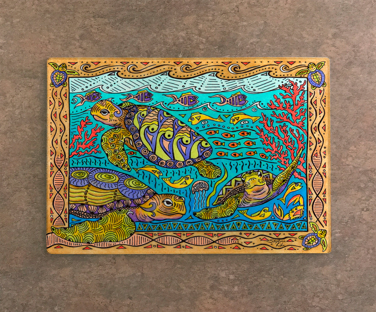 Cutting Boards and Trivets by Outer Banks Artist Stephanie Kiker with ...