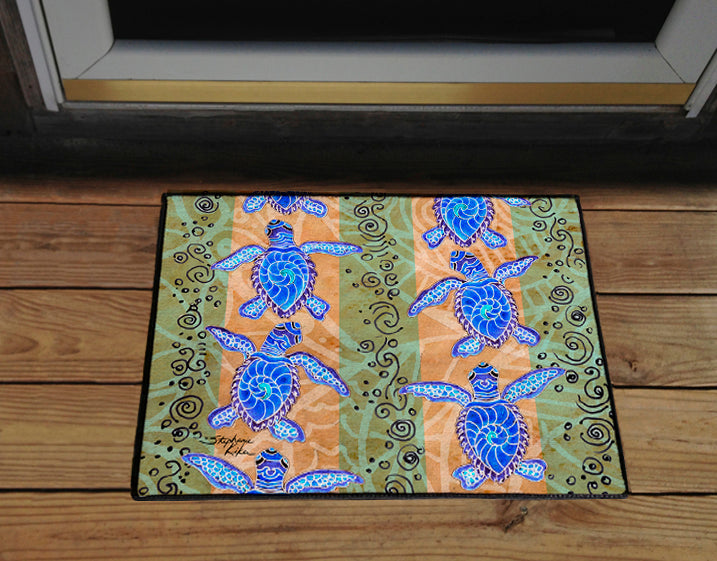 Traveling Turtles Door Mat – Stephanie Kiker Designs